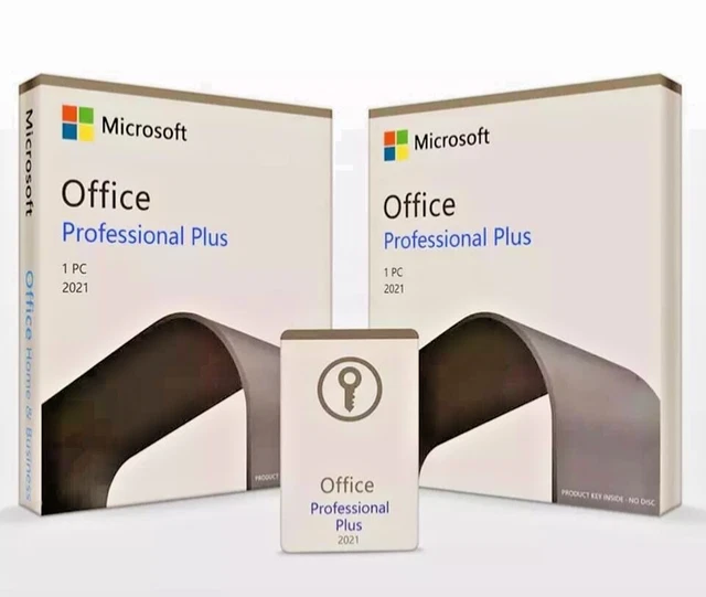 MICROSOFT OFFICE PROFESSIONAL Plus 2021 £69.99 - PicClick UK
