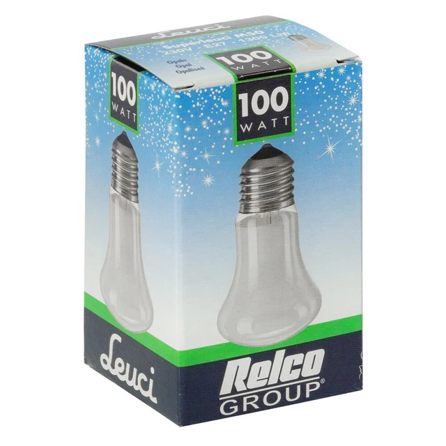 LEUCI AMPOULE KRYPTON M50 Forme de Champignon 100W E27 Opale Blanc ...
