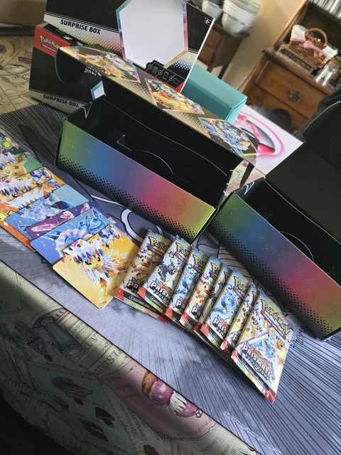 PRISMATIC EVOLUTIONS SURPRISE Box *EMPTY* Box & Dividers READ ...