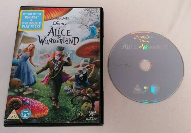 DVD - DISNEY Live Action Alice In Wonderland DVD Tim Burton Johnny Depp ...