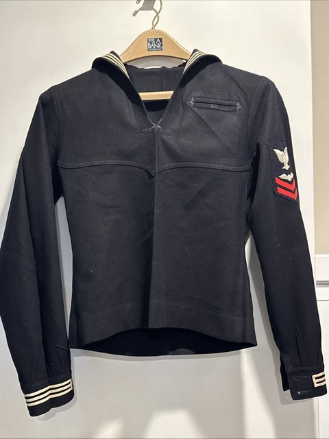 RARE! VINTAGE WW2 US Navy Naval Clothing Factory Wool Vintage Uniform £ ...
