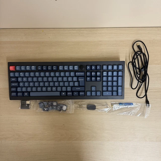 KEYCHRON V6 MAX Wireless Mechanical Keyboard Jupiter Brown switches UK ...