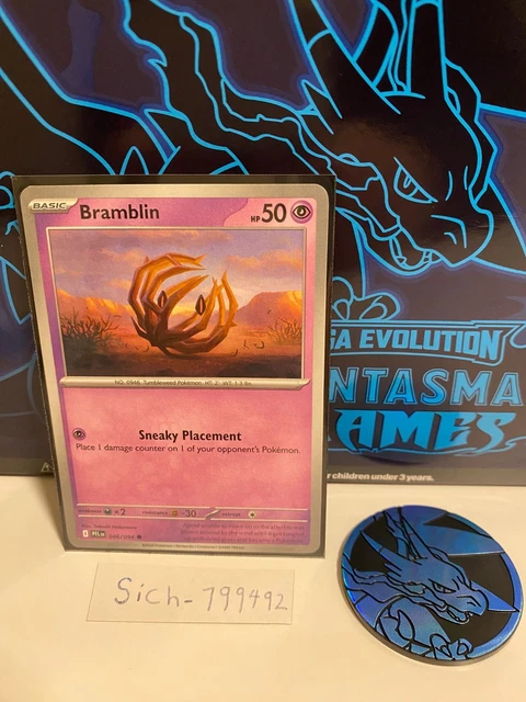 BRAMBLIN #046/094 PHANTASMAL Flames Common Pokemon 2025 TCG Card £1.16 ...