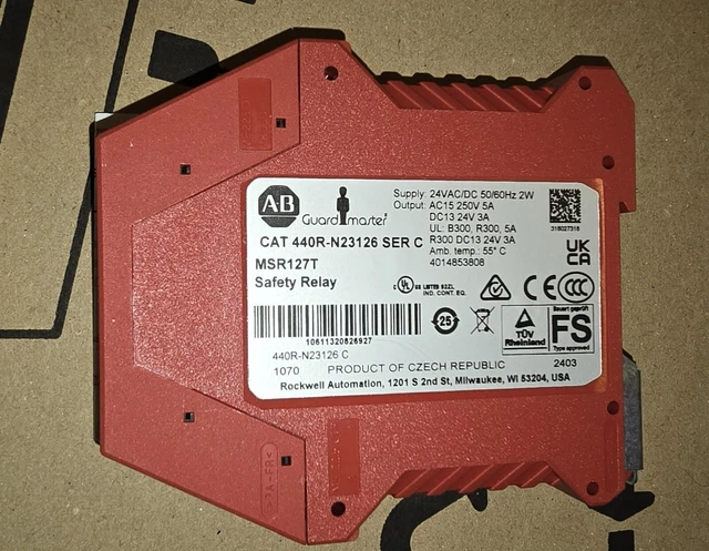 ALLEN BRADLEY 24V Security Relay MSR127T $326.01 - PicClick CA
