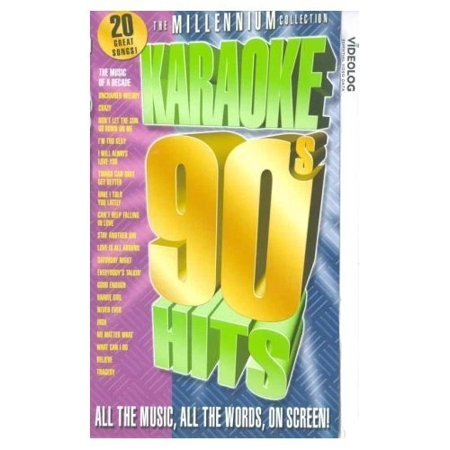 THE MILLENNIUM KARAOKE Collection: The 90s [VHS] [VHS Tape] £4.99 ...