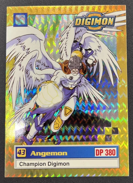 DIGIMON ANIMATED SERIES Exclusive Preview ANGEMON Holo Card #43 NM £0. ...