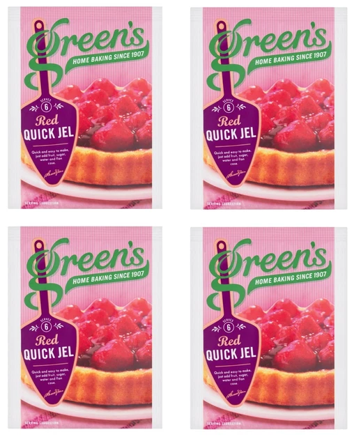 GREENS RED QUICK Jel Single Sachet 35g PACK OF 4 $14.55 - PicClick AU