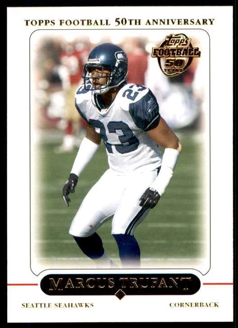 2005 TOPPS 50TH Anniversary Marcus Trufant Seattle Seahawks #24 $1.21 ...