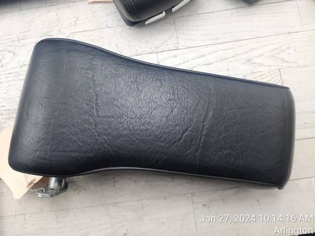 MERCEDES BENZ W124 E-Class Front Armrest Console BLACK Leather $109.95 ...