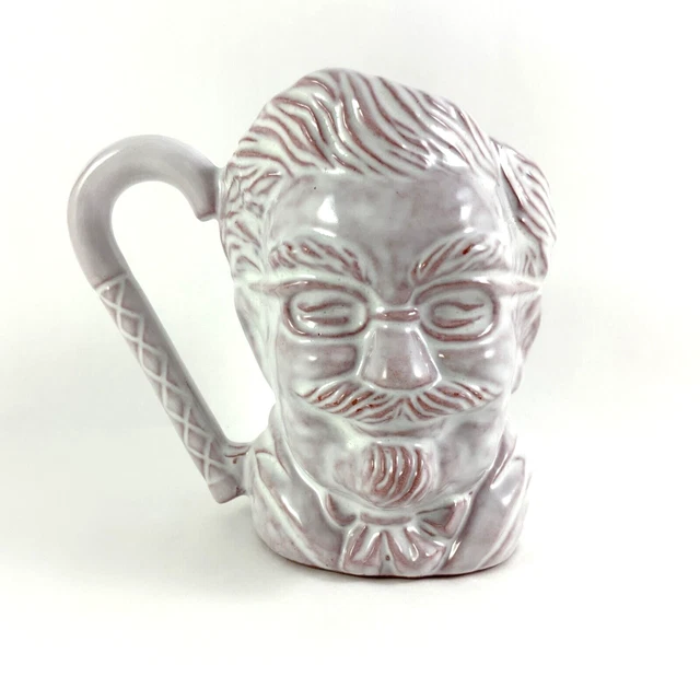 VINTAGE COLONEL HARLAND Sanders Glazed Pottery Mug Kentucky Fried ...