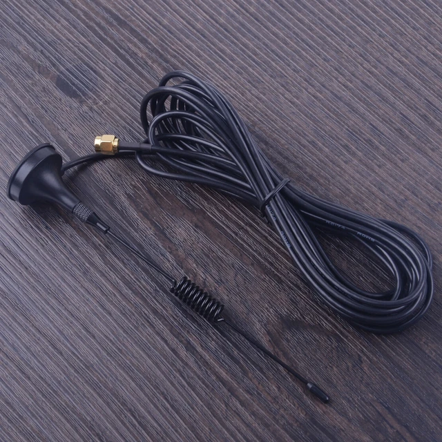 CAR HIGH GAIN SMA Type Antenna Digital Highway Car AM/FM Radio Aerial ...