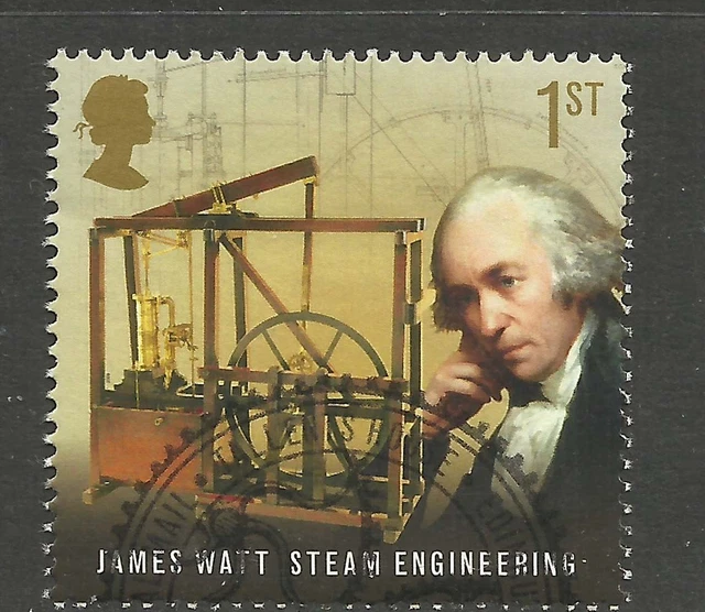 GB 2009 QE2 1st Pioneers Ind Revolution Ex Fdc James Watt SG 2917 ...