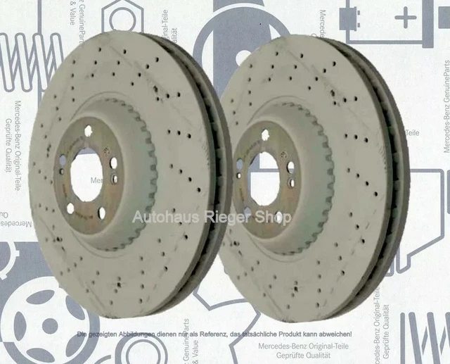 MERCEDES-BENZ BREMSSCHEIBEN SATZ Vorne S-KLASSE W222 A2224215100 EUR ...