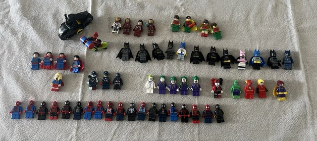 LEGO FIGURES DC And Marvel Bulk Lot Rare! Approximately 59 In Total ...