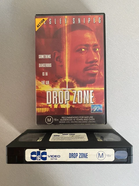 DROP ZONE VHS Big Box Ex Rental Action Thriller Video Tape Wesley ...