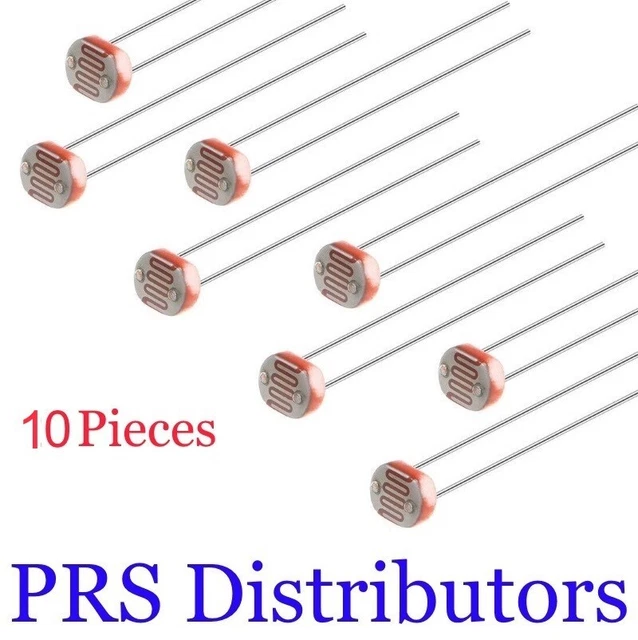 10 PCS GL5516 LDR 5mm Light-Dependent Resistor Sensor Photocell Photo ...