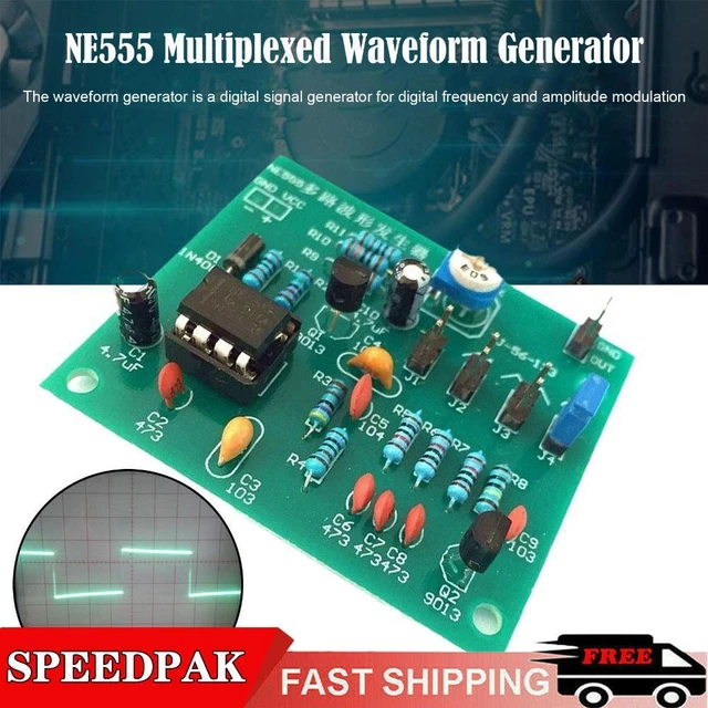 NE555 MULTI-CHANNEL WAVEFORM Generator Module Sine DI7AT] Square ...