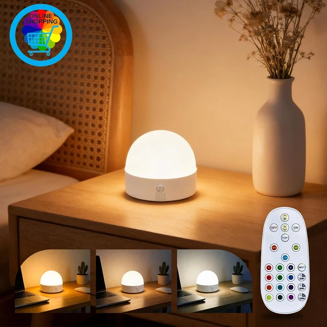 RECHARGEABLE NIGHT LIGHT, Baby Night Light with Remote Control £22.80 ...