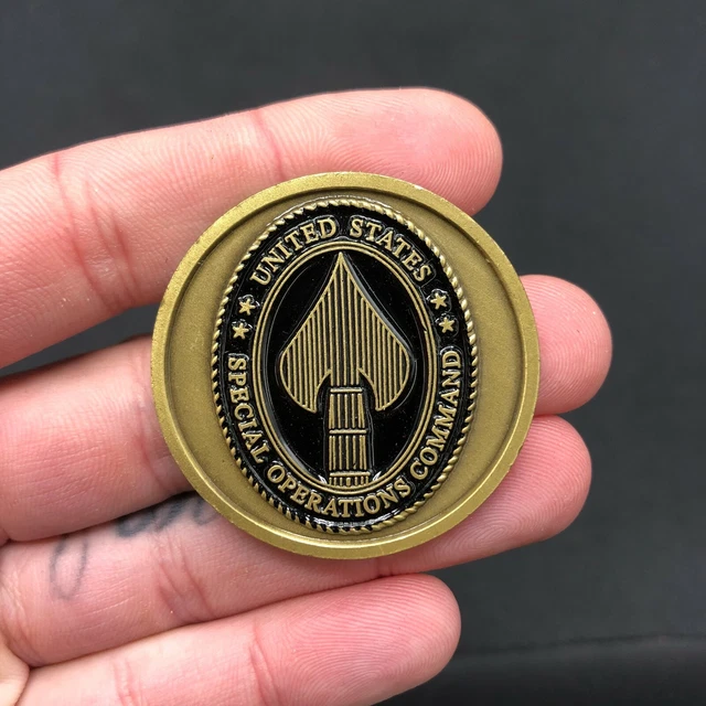 UNITED STATES SPECIAL Operations Command Military Challenge Coin Token ...