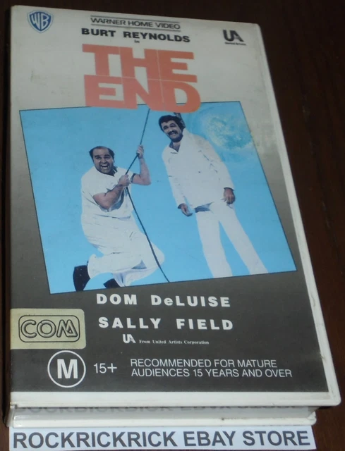 THE END VHS BURT REYNOLDS, DOM DeLUISE, SALLY FIELD RARE 1978 FATBOX £ ...