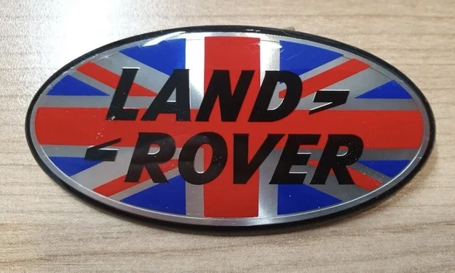 FRONT GRILLE BADGE - Union Jack Flag- for Land Rover Defender/Discovery ...