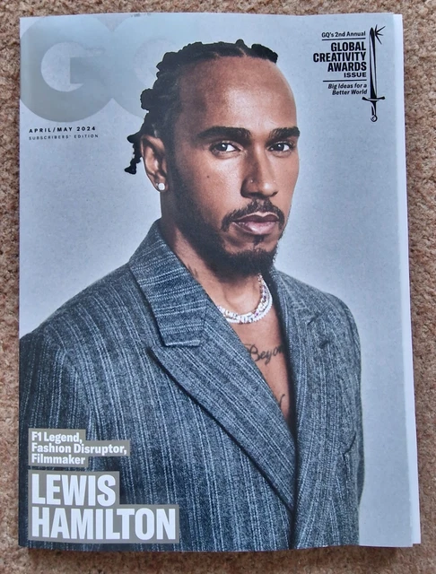 BRITISH GQ MAGAZINE April / May 2024 - Lewis Hamilton F1 Race £9.50 - PicClick UK