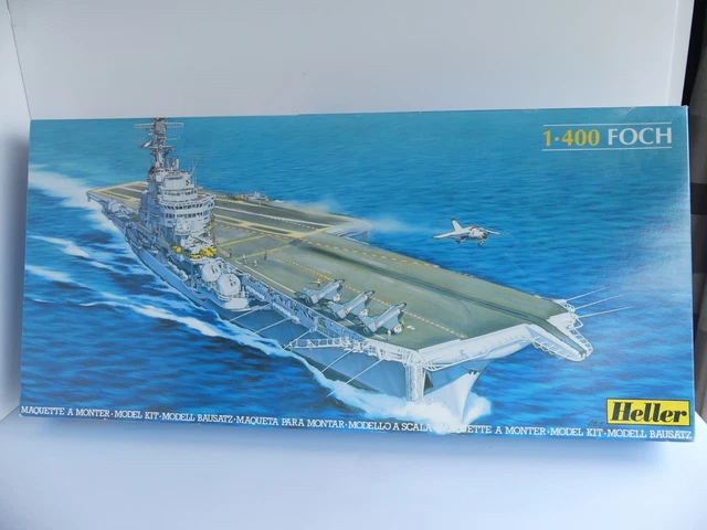 HELLER 81071 / 1/400 Maquette A Construire Porte Avion Foch EUR 35,00 ...