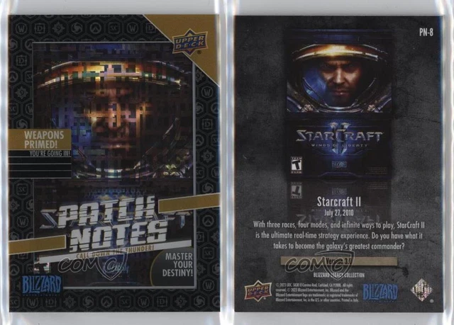 2023 UPPER DECK Blizzard Legacy Collection Notes Version 30 Starcraft ...