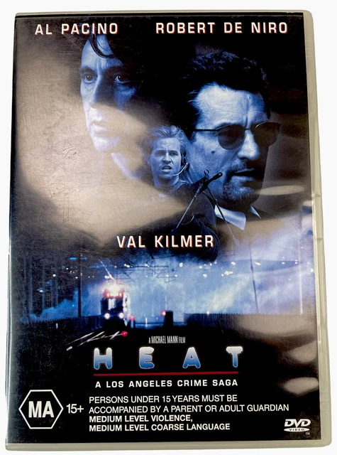 HEAT DVD VAL Kilmer Al Pacino Robert De Niro R4 MA15+ PAL 1995 £6.34 ...