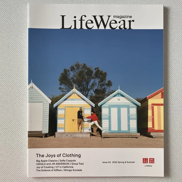 UNIQLO LIFE WEAR Magazine Spring/Summer 2022 Catalog £34.63 - PicClick UK