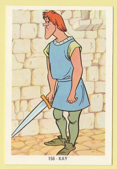 1970S SPAIN SPANISH Walt Disney Trade Card #156 Sir Kay - The Sword In ...