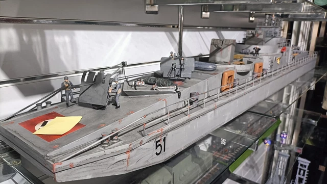 WW2 GERMAN FLAK barge ( Flak lighter) 1/35 over 5 feet Long £950.00 ...