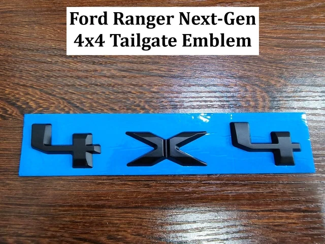 4X4 TAILGATE LOGO EMBLEM For FORD RANGER NEXT-GEN 2022-2024 EUR 42,14 ...