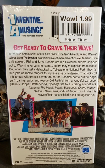 MEET THE DEEDLES (VHS,1998) Paul Walker, Steve Van Wormer, Dennis ...