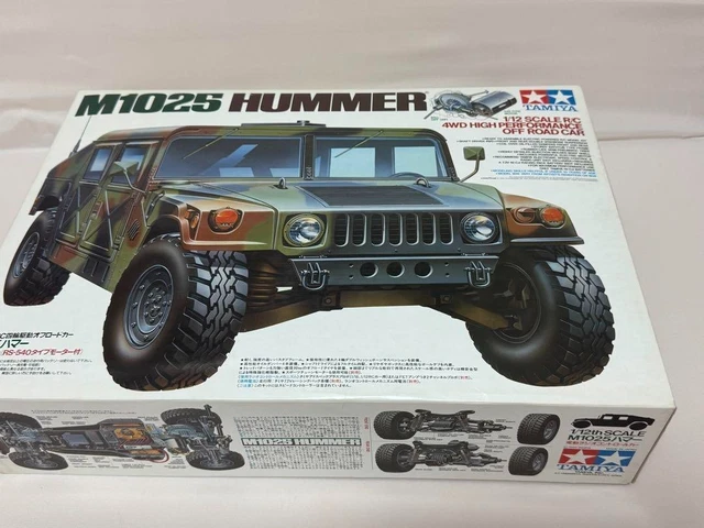 TAMIYA 1/12 RC M1025 Hummer Military Vehicle Radio Control Car Model ...