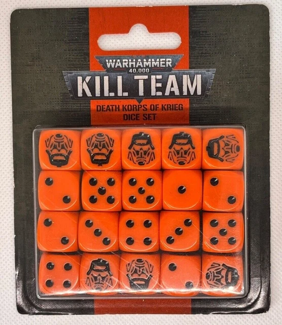 WARHAMMER 40,000 KILL TEAM Dice - DEATH KORPS OF KRIEG DICE SET - BRAD ...