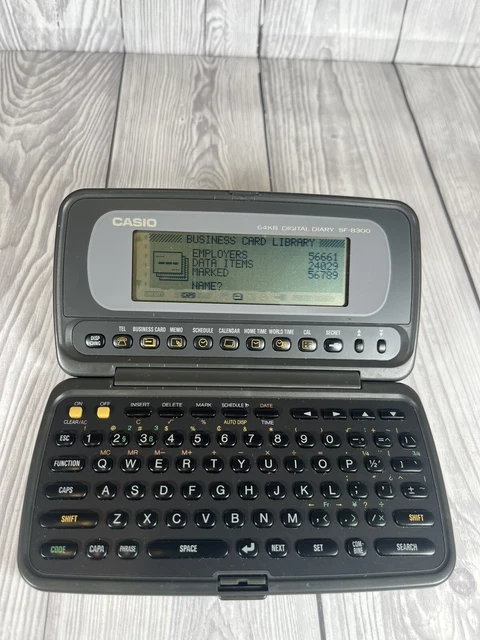 CASIO SF-8300 Digital Diary Organiser System Works With Box & Manual £ ...
