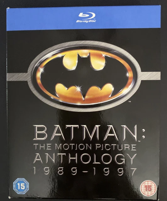 BATMAN: THE MOTION Picture Anthology 1989-1997 (Blu-ray Disc, 2009, 4 ...