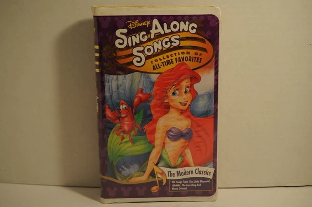 DISNEY SING ALONG Songs, The Modern Classics, Children Animated tape ...
