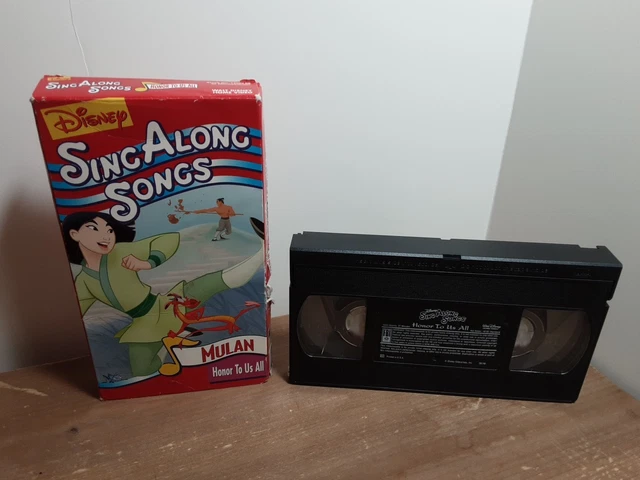 DISNEYS SING ALONG Songs - Mulan: Honor To Us All (VHS, 1998) $9.71 ...