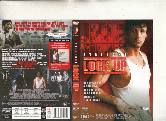 LOCK UP-1990-[SYLVESTER STALLONE]-COLUMBIA Tristar-Movie CT-DVD $25.00 ...