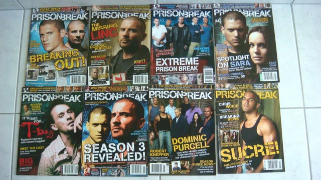 COLLECTION SÉRIE COMPLÈTE Collector prison break 8 revues The official ...