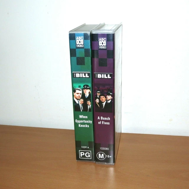 LOT OF 2 - THE BILL VHS VIDEO TAPE - A Bunch Of Fives & When ...