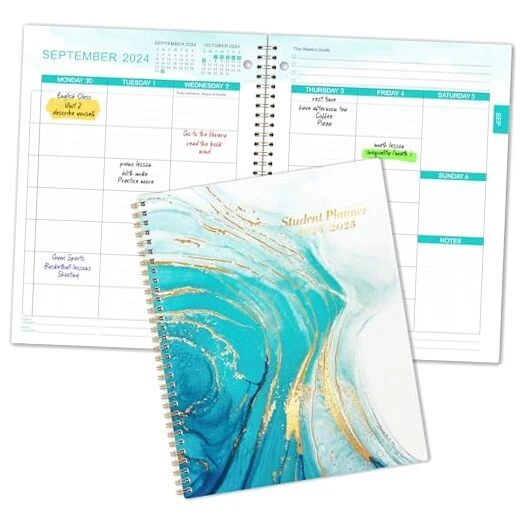 STUDENT PLANNER 2024-2025 - Academic Planner from 2024-2025 Student ...
