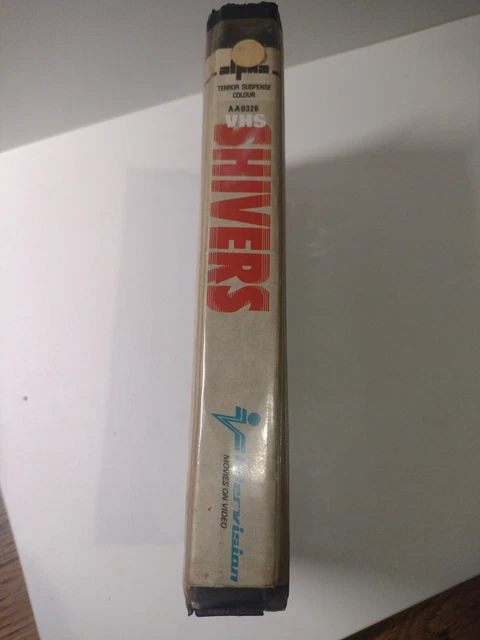 VHS SHIVERS PRE Cert David Cronenberg Vintage Inter vision Alpha Video ...