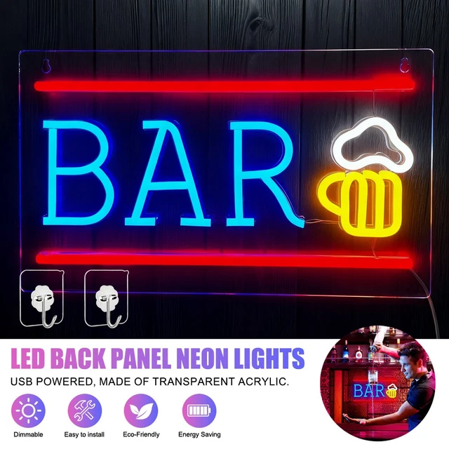 CHRISTMAS DECORATION LED Neon Sign Wedding Birthday Party Xmas Room ...