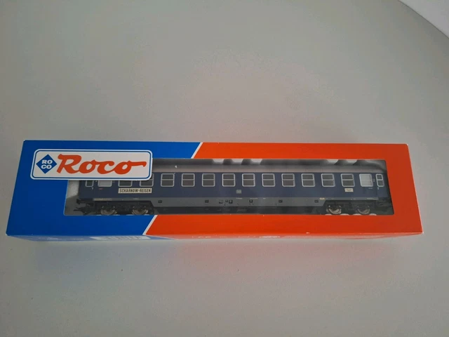 ROCO 45303 2. Klasse Liegewagen Bcüm241 Der Scharnow-Reisen H0 DB In ...
