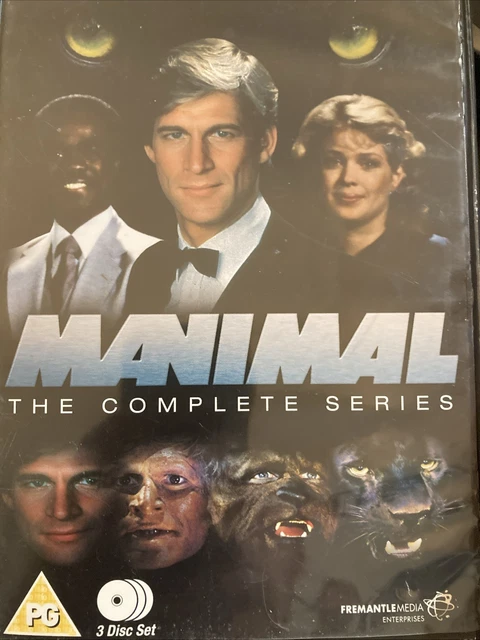 MANIMAL THE COMPLETE Series DVD PG PAL R2 1983 20th C Fox 8 Full Length ...