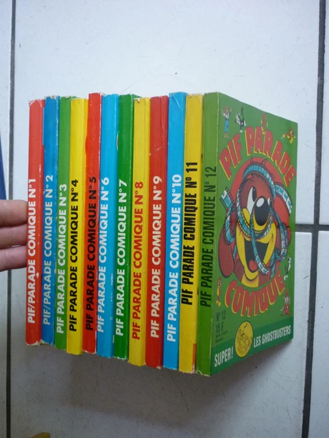 EDITION VAILLANT / Pif Parade Comique / Numeros 1 A 12 / 1987 1989 EUR ...