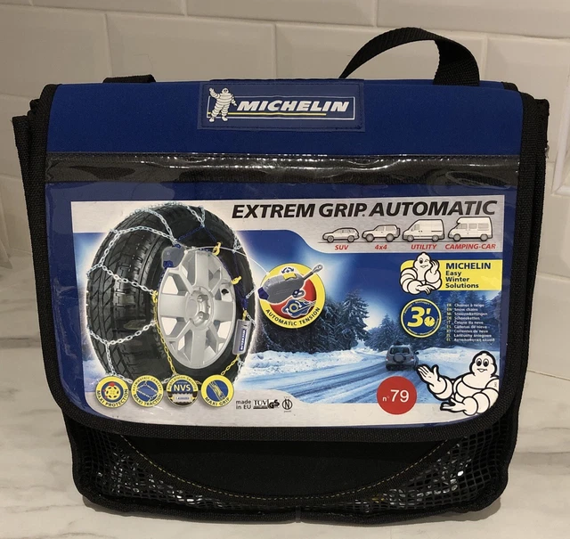 MICHELIN EXTREM AUTOMATIC Grip Snow Chains No79 SUV, 4x4, Camper Car ...